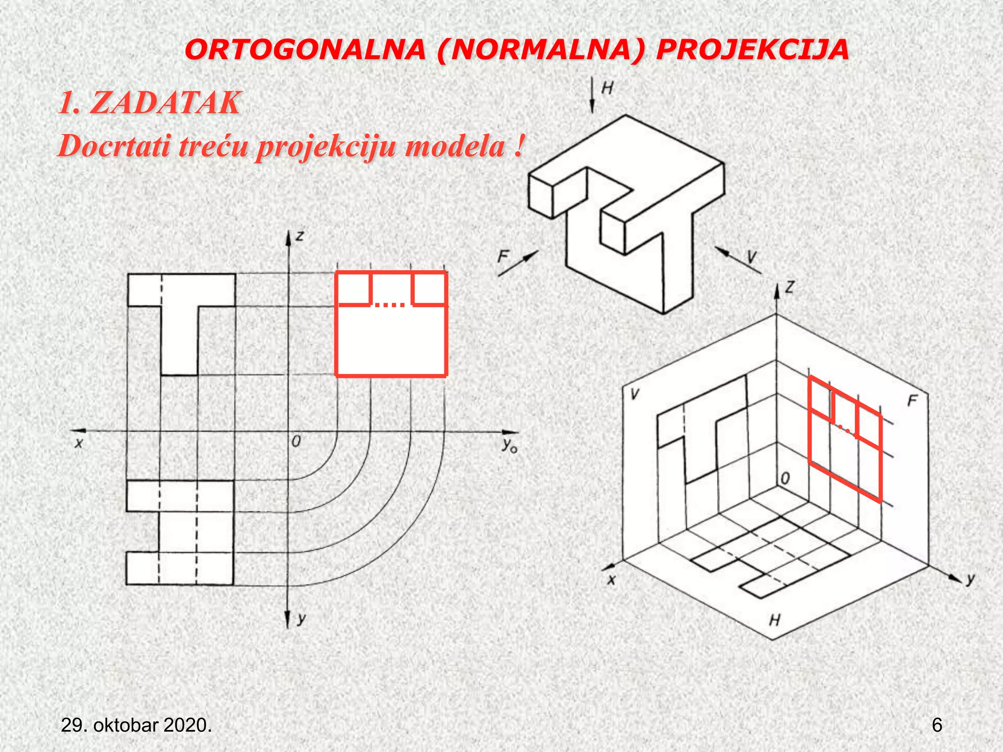 Ortogonalna projekcija | PPT