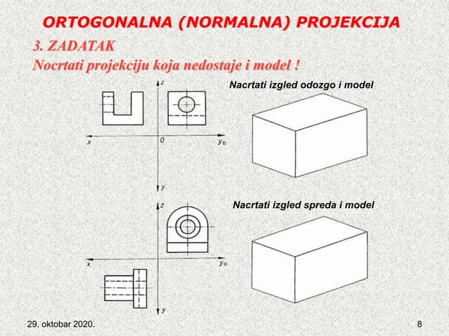 Ortogonalna projekcija | PPT