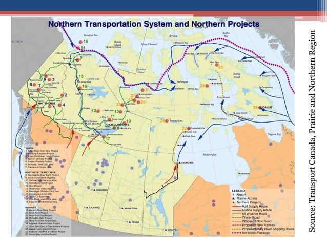Marine Corridors in the North American Arctic | PPTX | Polar Travel ...