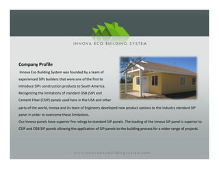 Innova eco building profile | PPT