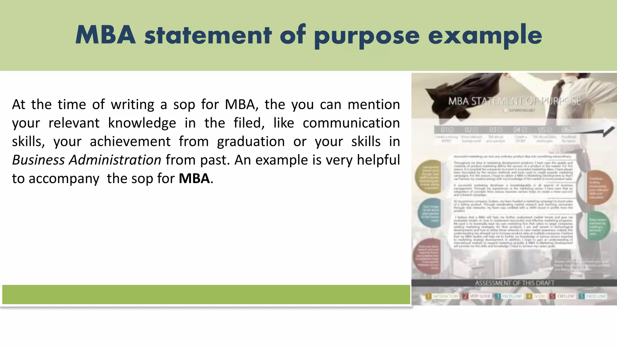 Sample statement of purpose of any kind for you (sample) | PPTX
