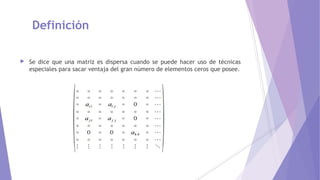 Matriz dispersa-2 (1) | PPT