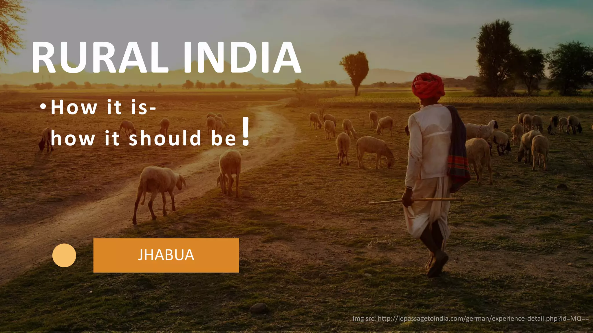 Rural India- How It is, How it should be! | PPT