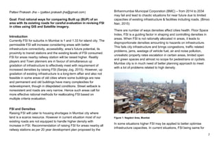 Urban Density Analysis wrt Roads using GIS & Imagery | PPT