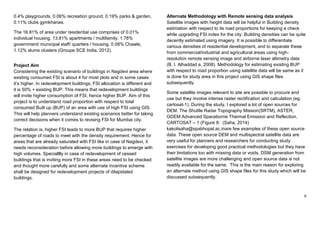 Urban Density Analysis wrt Roads using GIS & Imagery | PPT