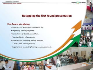 Implementation of Training on RGPSA in Jharkhand STATE | PPTX ...