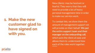 Three Principles for Successful Client Onboarding | PPT