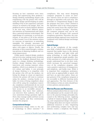 Design and the Elements of an Effective Compliance Program | PDF