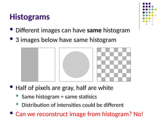 Histograms and Point Operations in Computer Vision | PPTX