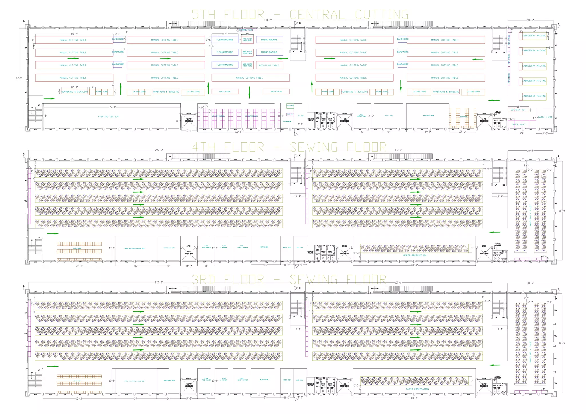 Factory Layout 1500 m/c Option 1 | PPT