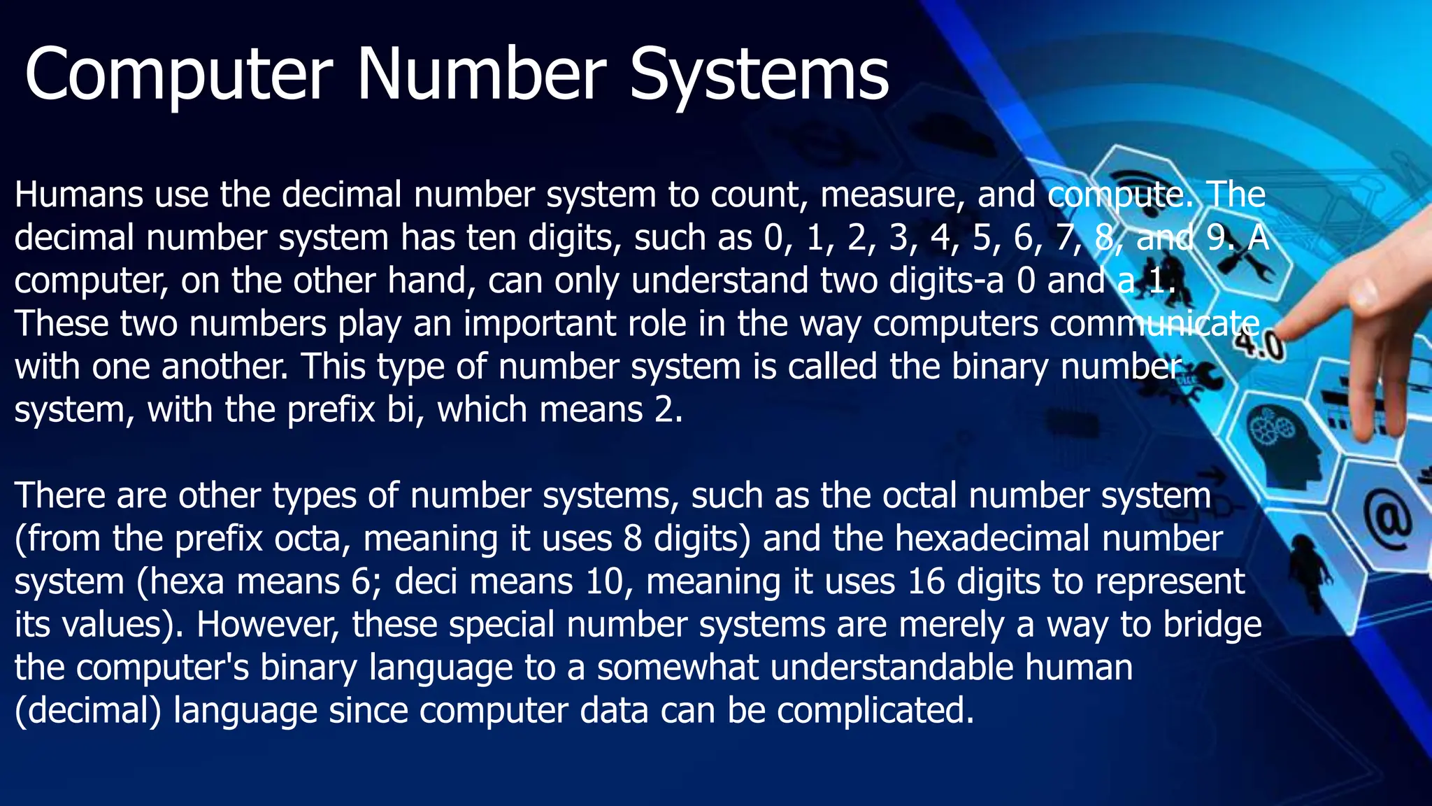 What is Binary Language? Computer Number Systems | PPTX
