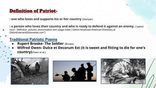 Comparison: Nissim Ezekiel’s ‘The Patriot’ and Robert Browning’s ‘The ...