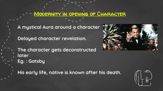 Modernism in F. Scott Fitzgerald's The Great Gatsby | PPTX