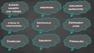 Modernism in F. Scott Fitzgerald's The Great Gatsby | PPTX