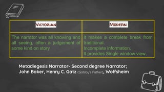 Modernism in F. Scott Fitzgerald's The Great Gatsby | PPTX