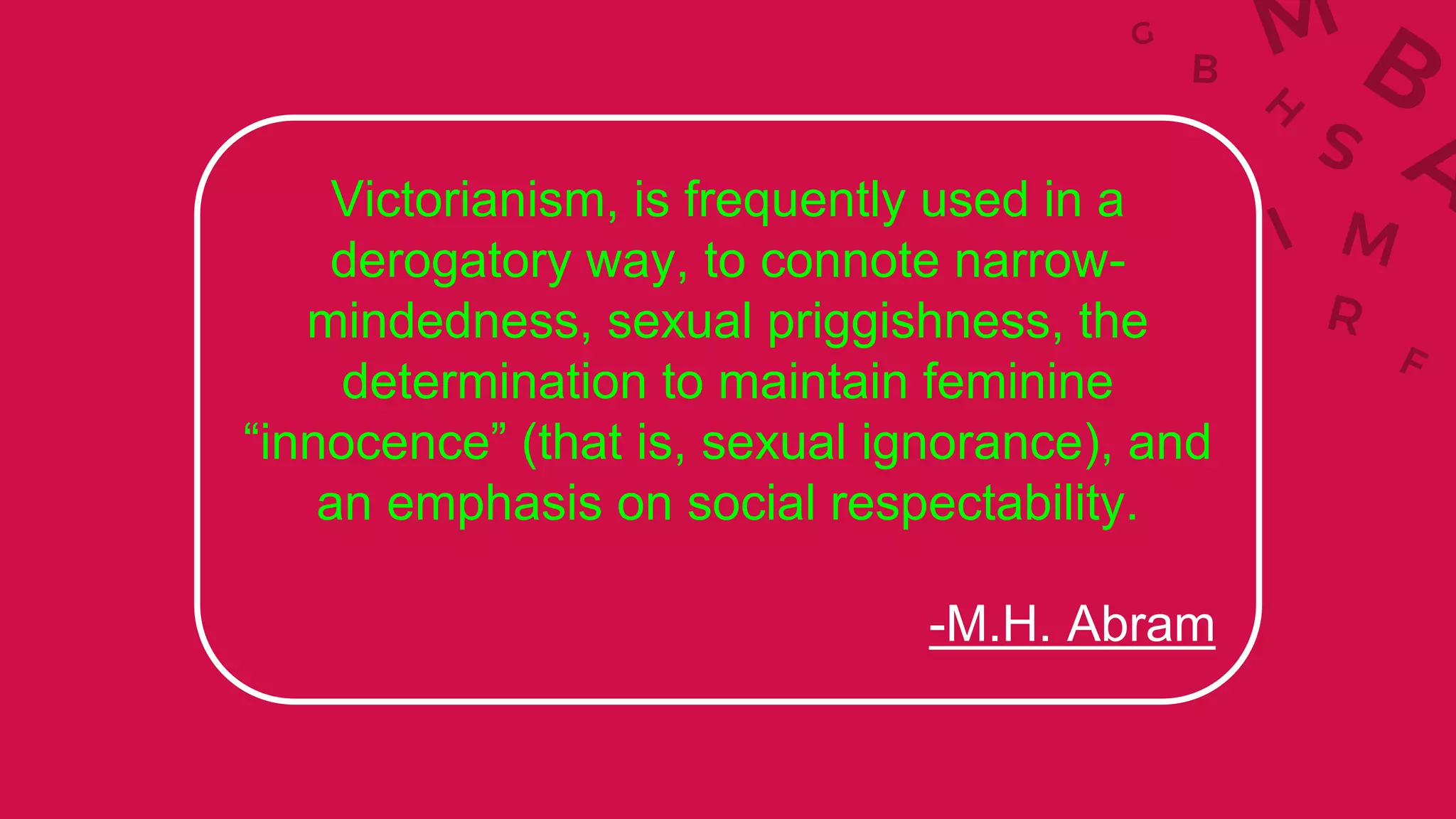 VICTORIANISM VS MODERNISM | PPTX