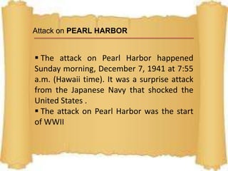 Attack on Pearl Harbor | PPTX