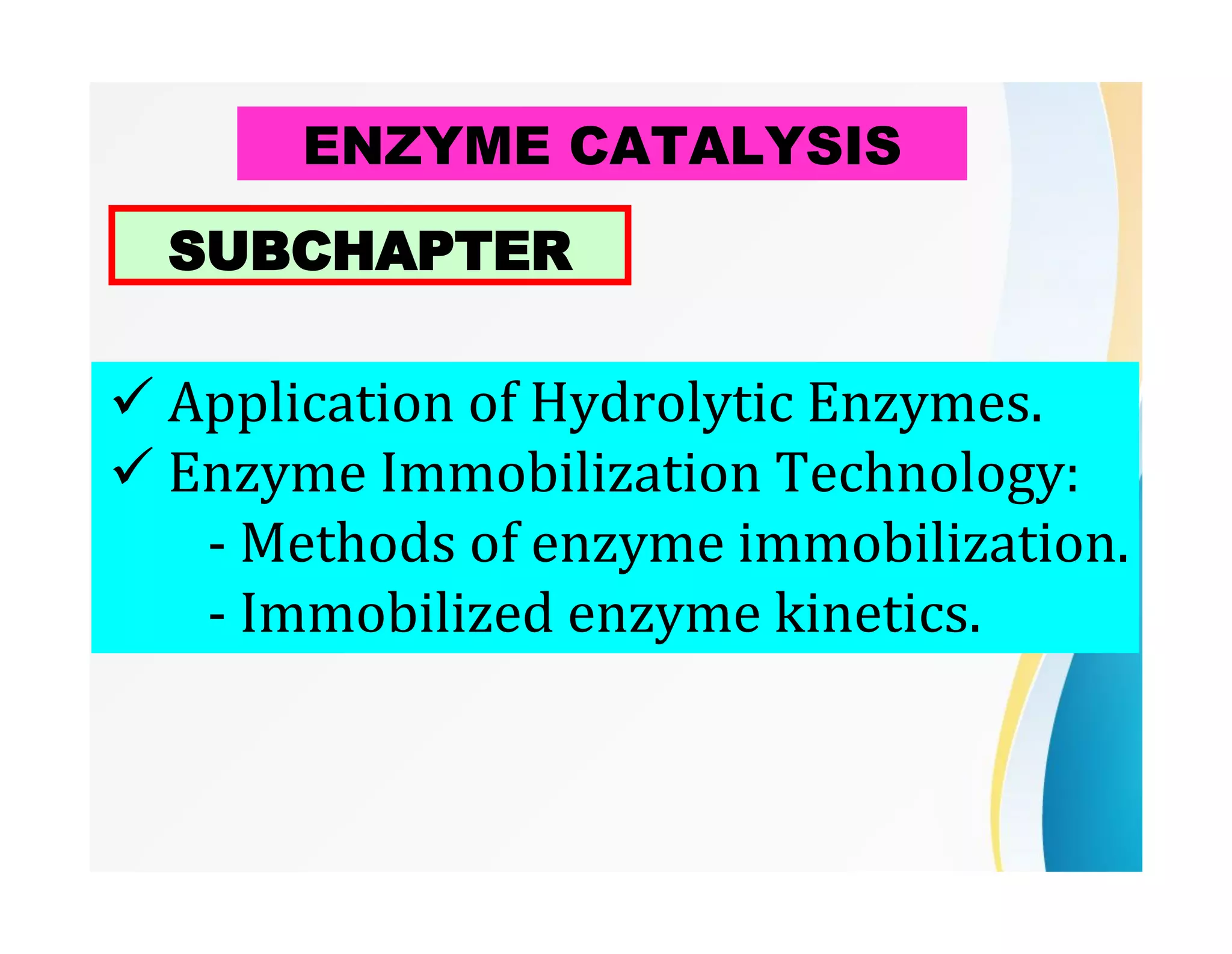 enzyme catalysis | PDF
