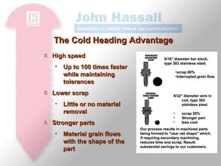 JH Presentation | PPT | Manufacturing Industry | Industries
