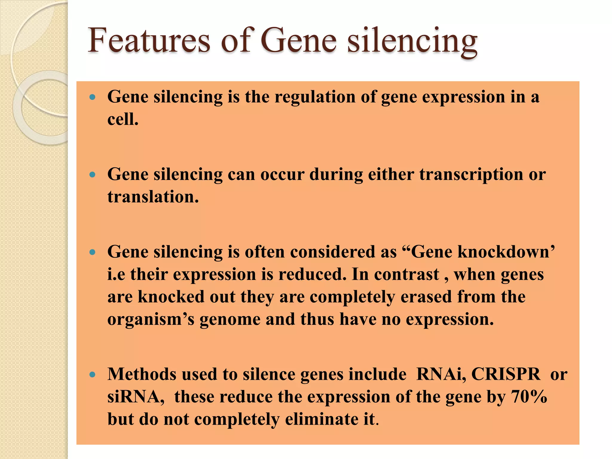 Gene silencing techniques for crop improvement | PPTX