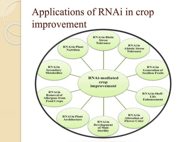 Gene silencing techniques for crop improvement | PPTX