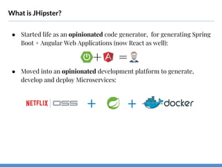 JHipster on AWS | PPT