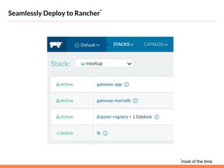 Putting the Fun into Functioning CI/CD with JHipster | PDF