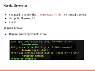 Putting the Fun into Functioning CI/CD with JHipster | PDF