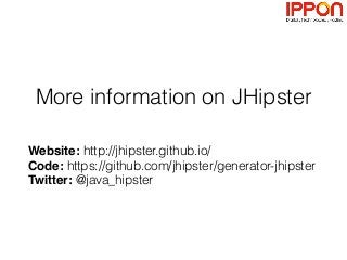 JHipster overview | PDF | Web Development | Internet