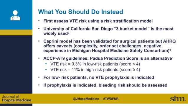 VTE Score Assessment PPT for training ing | PPT