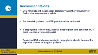 VTE Score Assessment PPT for training ing | PPT