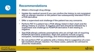 Penicllin Allergy History to improve treatment and outcomes for ...