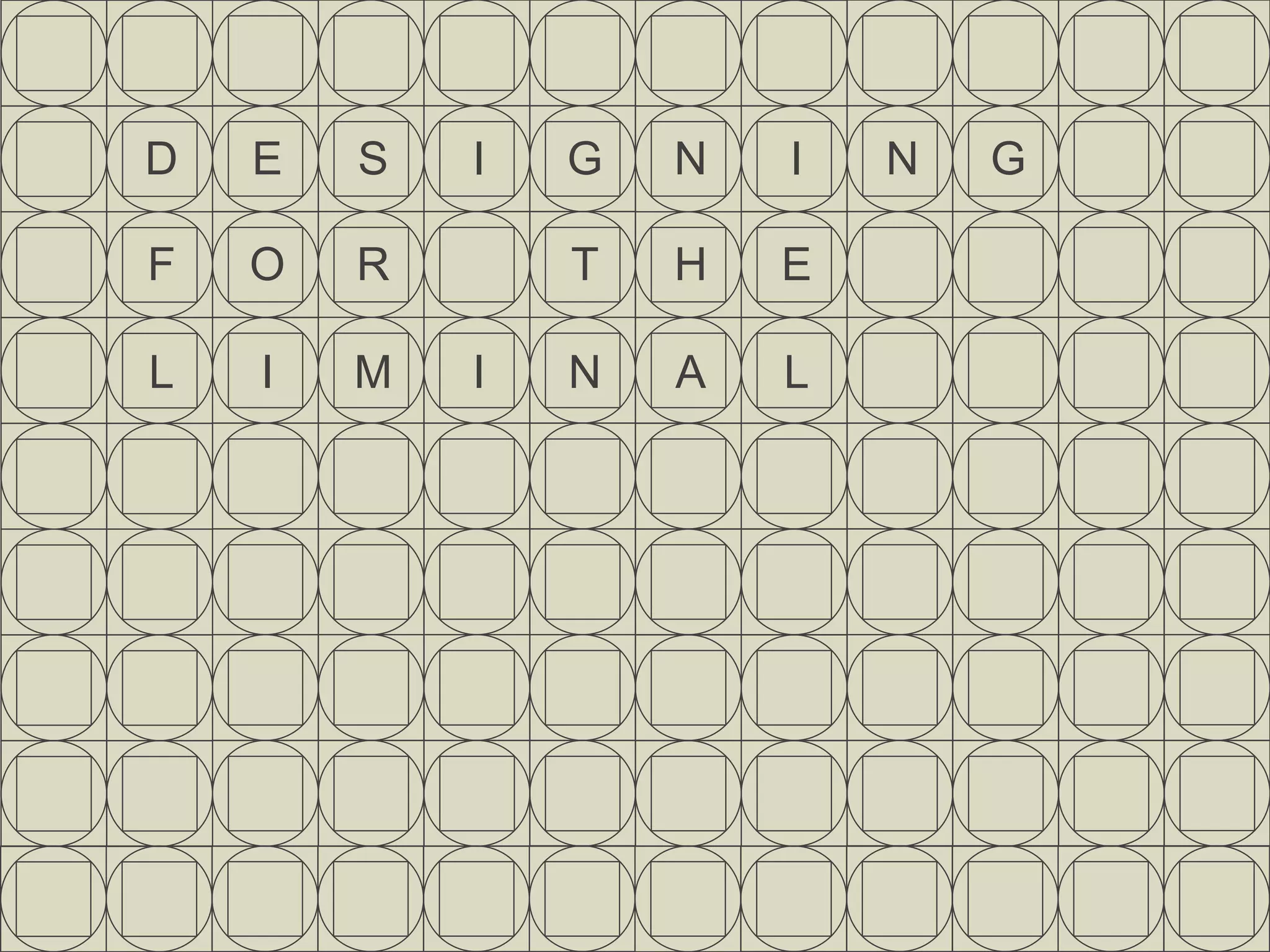 Designing for the liminal | PPT