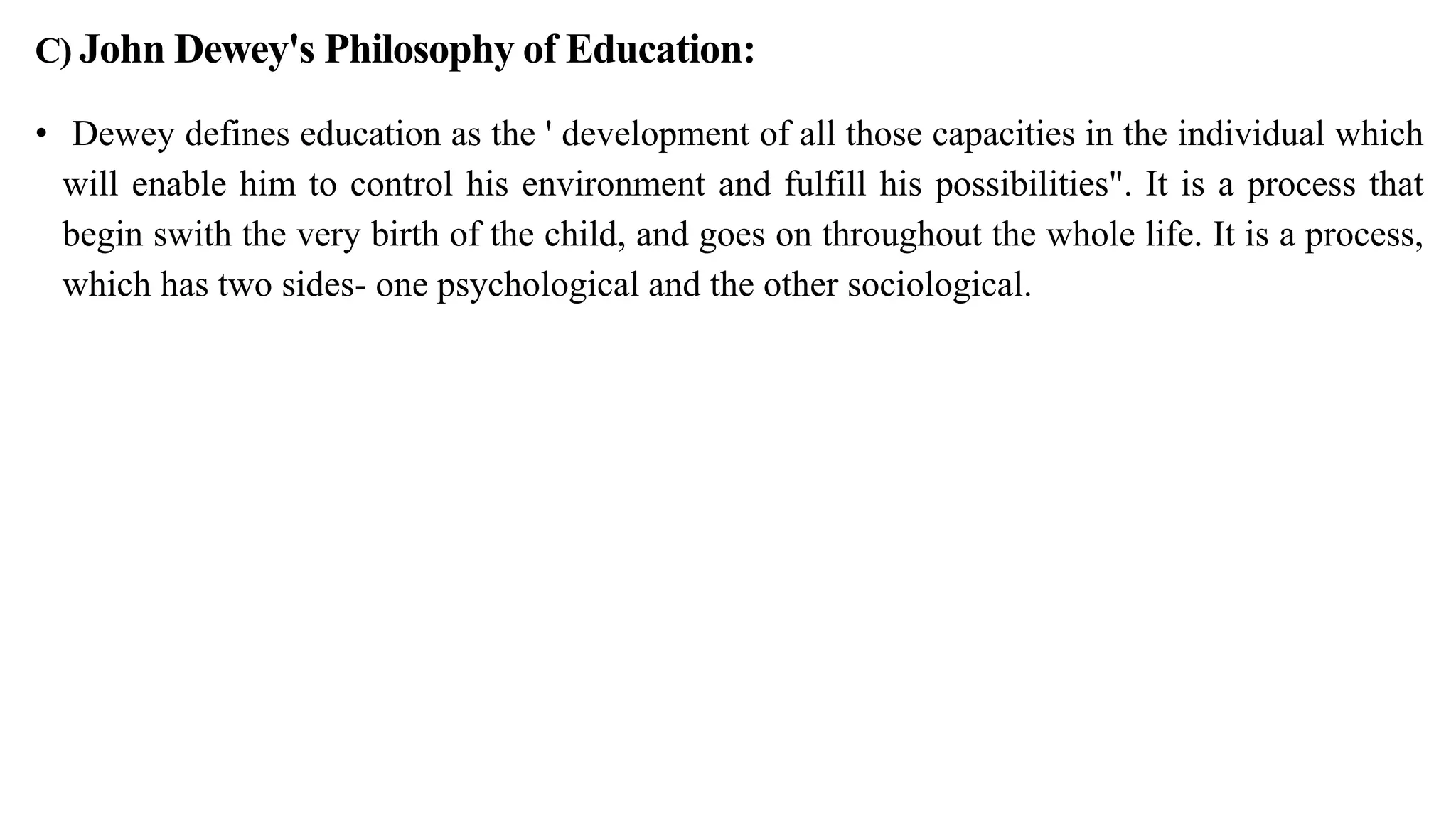 curriculum development in perspective of john Dewey | PPTX