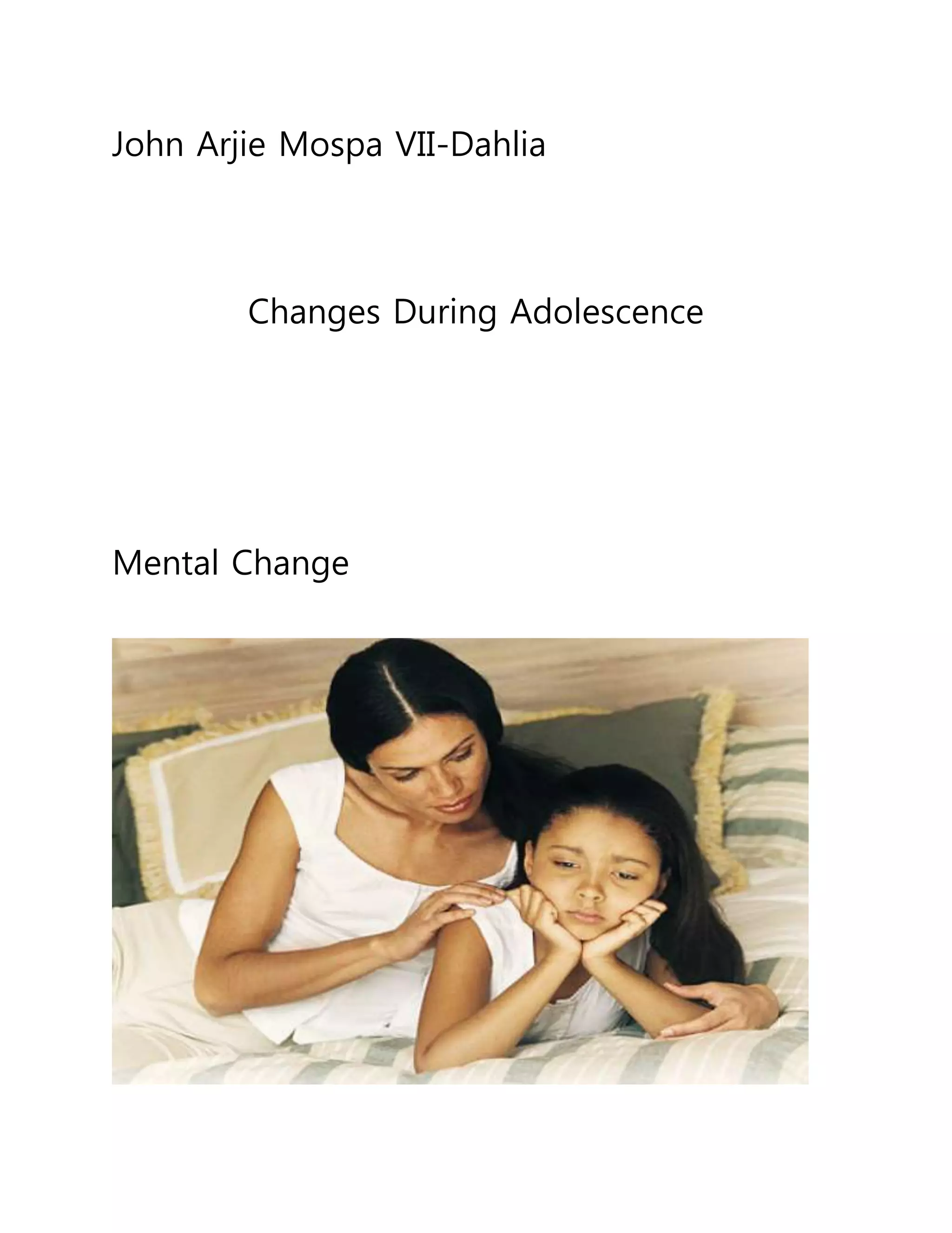 Jhon arjie mospa mapeh | DOCX | Parenting Teens | Parenting