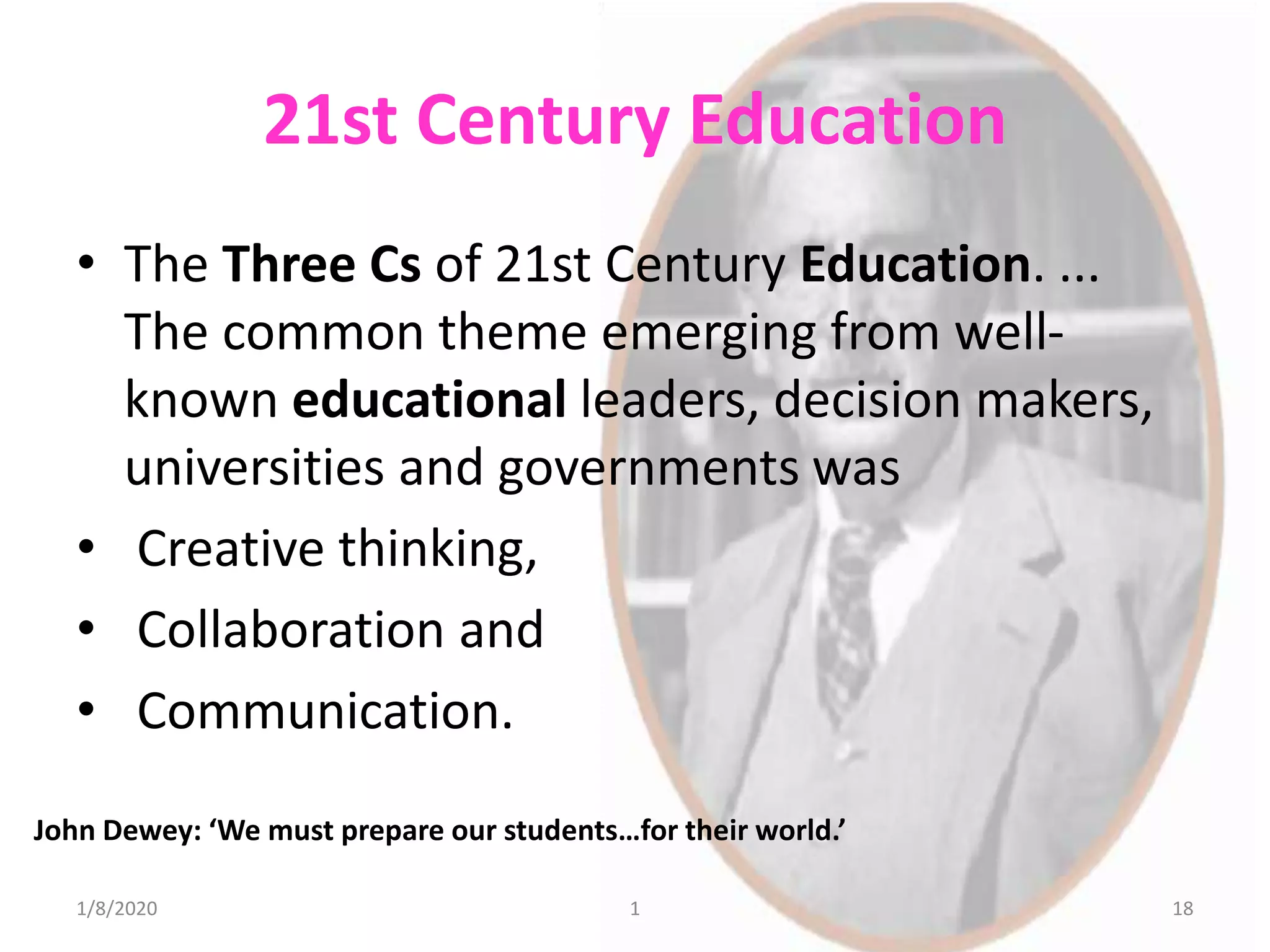 JOHN DEWEY THE FATHER OF EDUCATIONAL PHILOSOPHY | PPTX