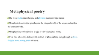 Jhon Donne and Metaphysical poetry.pptx