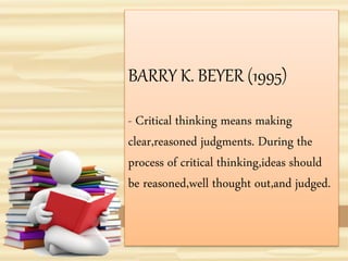 Critical Thinking, Reading and Writing- English for Academic and ...