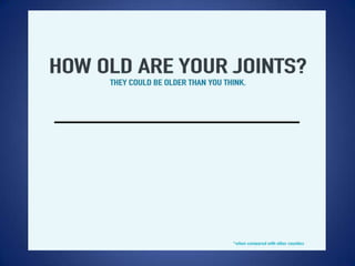 Joint Health of the Nation infographics deck | PPT
