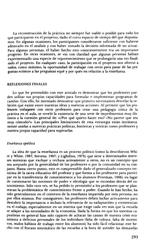 Jhon smyth la pedagogia critica de la pràctica en el aula | PDF