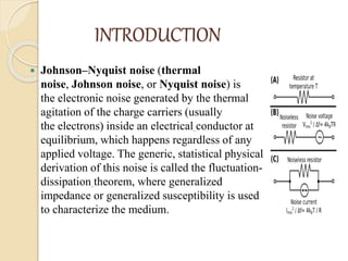 Jhonson nyquist noise | PPT