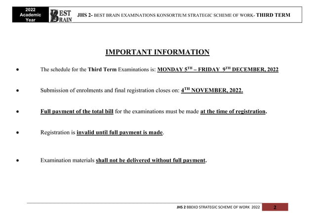 JHS 2- THIRD TERM.pdf | Educational Assessment | Education