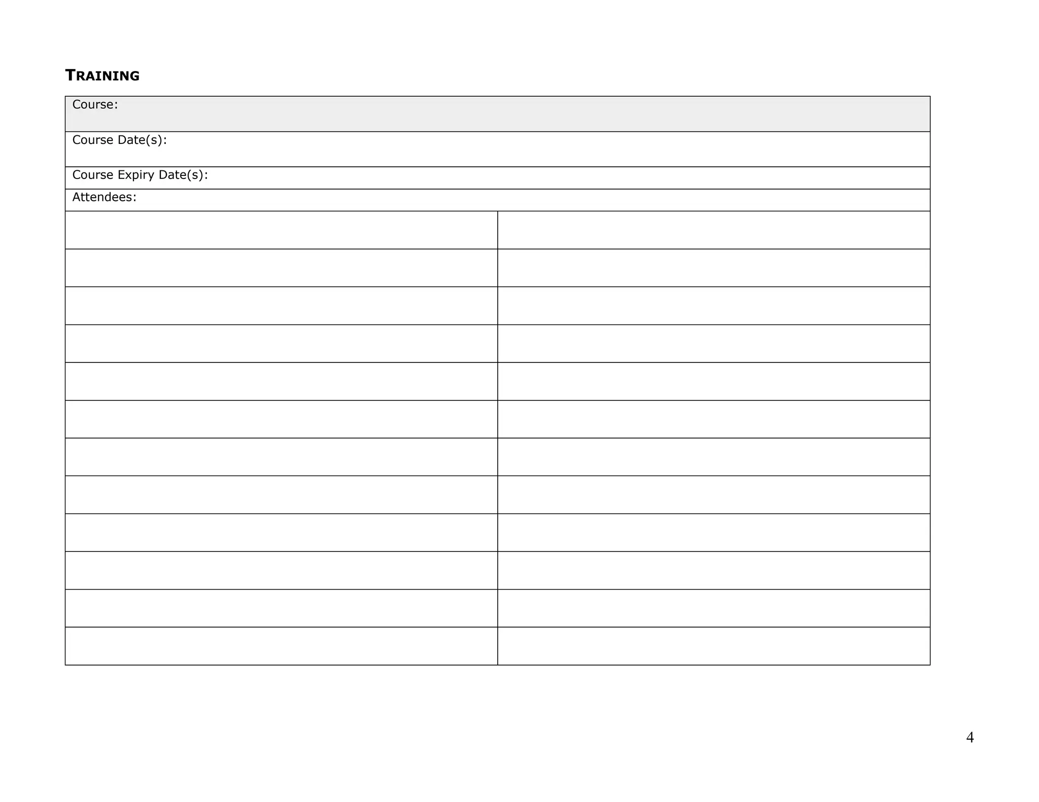 JHSC-Minutes-Template- for fire and safety committee meetings | PPT