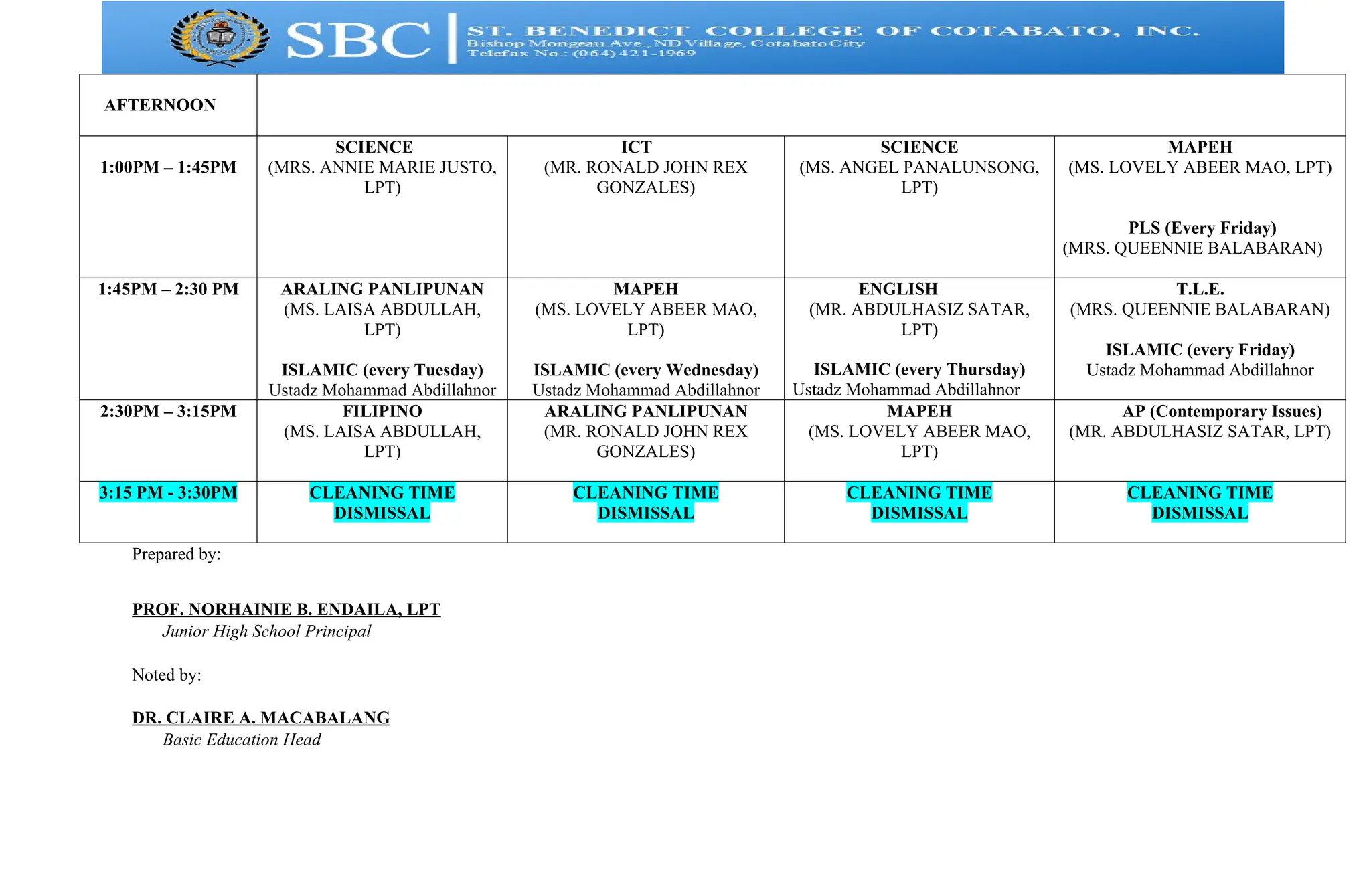 JHS Class Schedule 20222222225-2026.docx