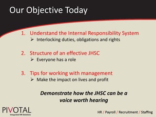 Effective JHSC, Protecting Your Bottom Line | PPT