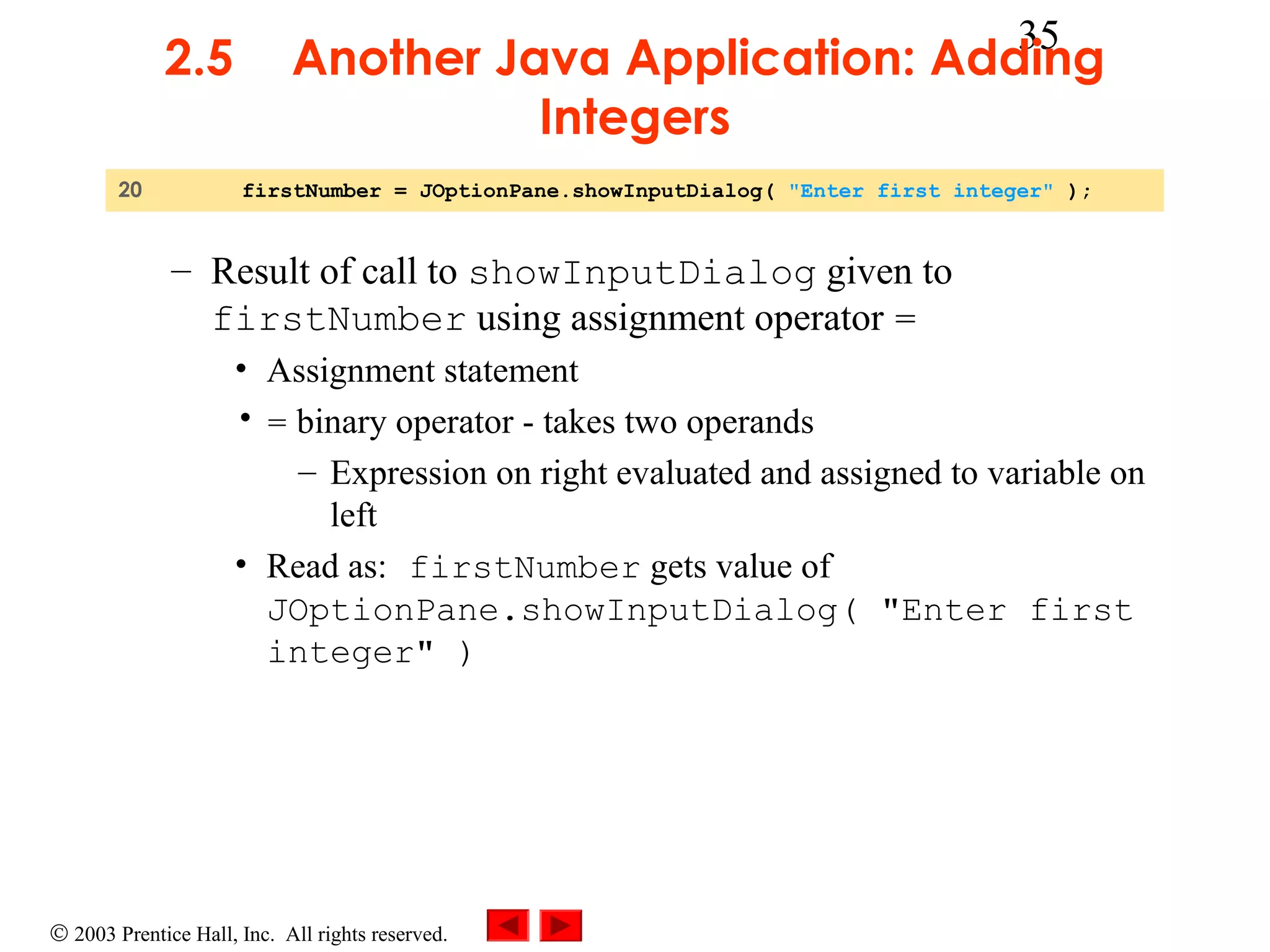 Introduction to Java Applications | PPT