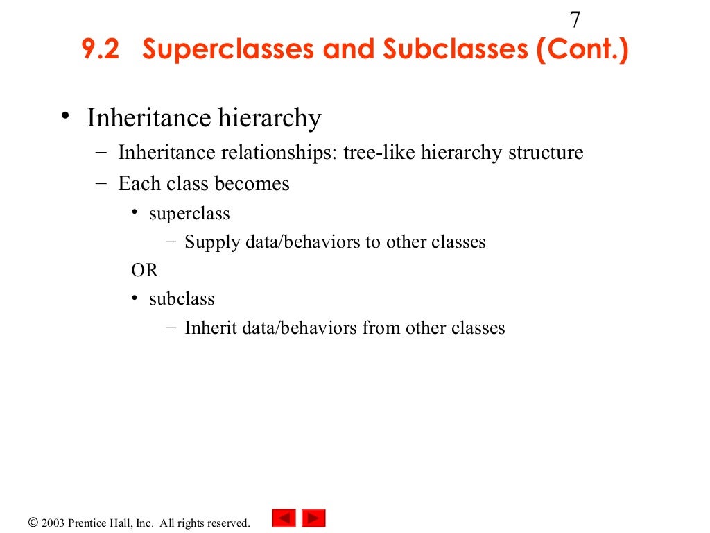 Object Oriented Programming Inheritance