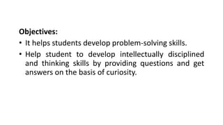 Inquiry Based Learning powerpoint presention for TTL2 subject | PPTX