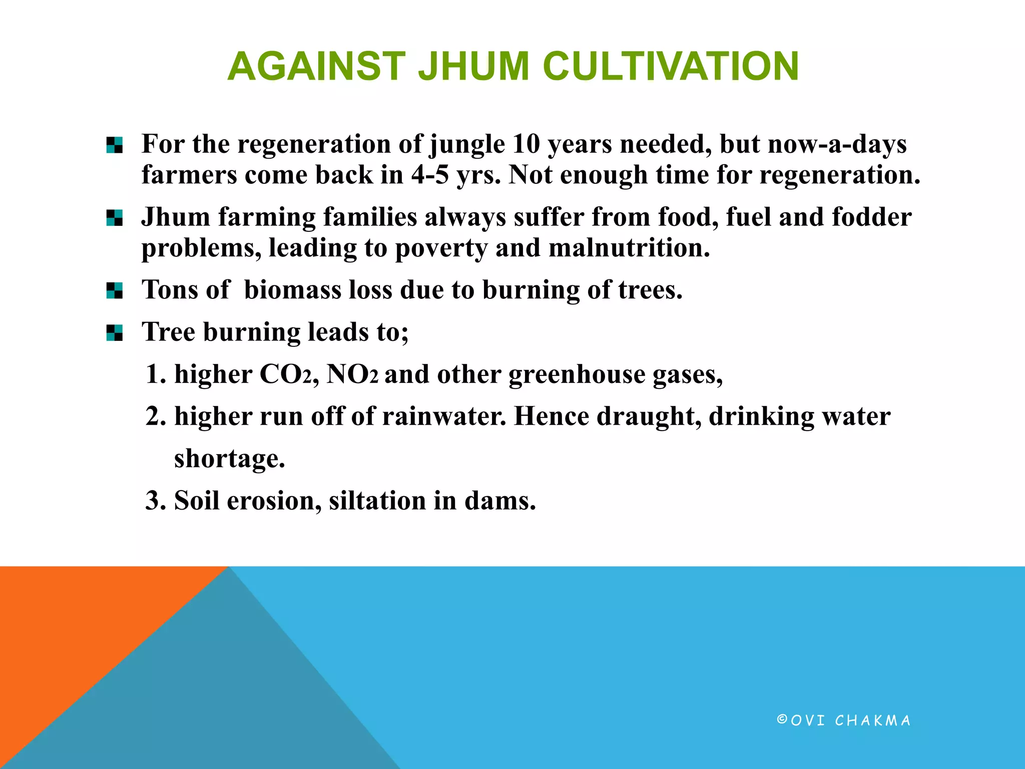 Jhum cultivation | PPTX