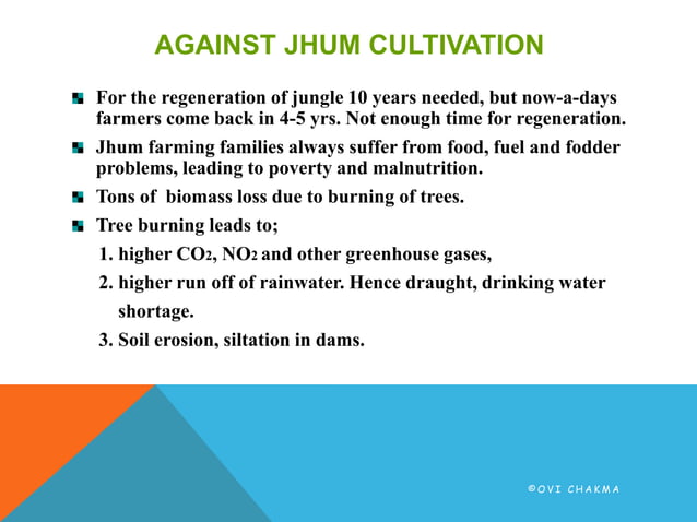 Jhum cultivation | PPTX